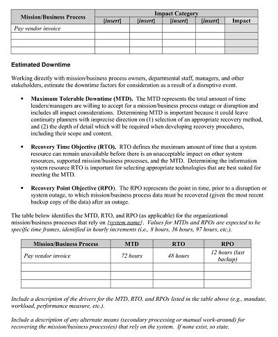 36 Free Simple Business Impact Analysis Templates PDF Word