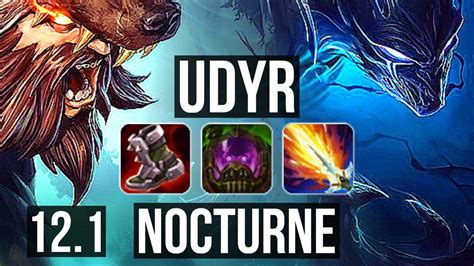 Udyr Vs Nocturne Jng Rank Udyr Games Dominating