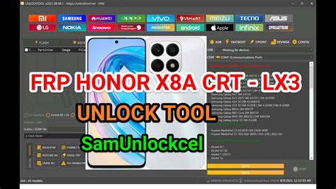Frp Honor X A Crt Lx Unlock Tool Youtube