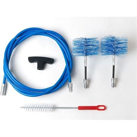 BARETTO Kit 3 Mètres de Ramonage 2 Brosses FLEX 80 et 100mm Kit