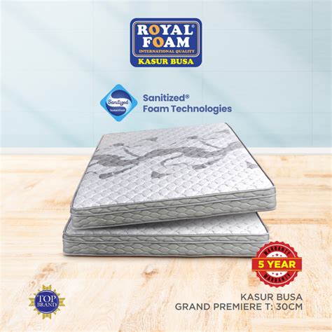 Jual Kasur Busa Royal Foam Grand Premiere T Cm T Cm Putih Single