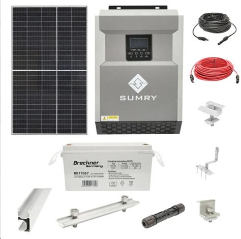 Vand Sistem Solar Fotovoltaic Cu Invertor 3 5KW 220V Sumry OFF GRID