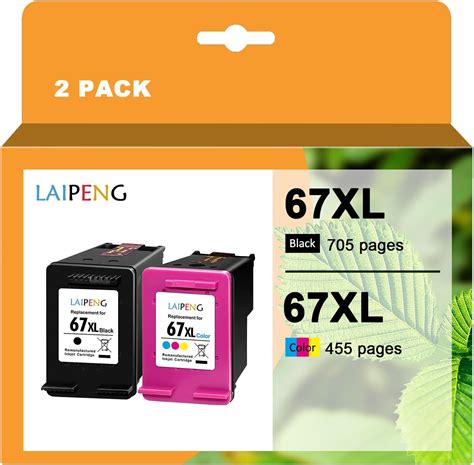 COLORETTO Lot de 2 cartouches d encre reconditionnées pour HP 74 75 XL