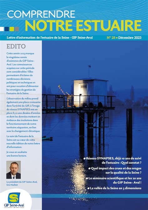 Lettre D Information N28 GIP Seine Aval
