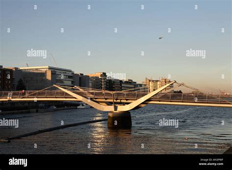 Sean O Casey Bridge Dublin Stock Photo Alamy