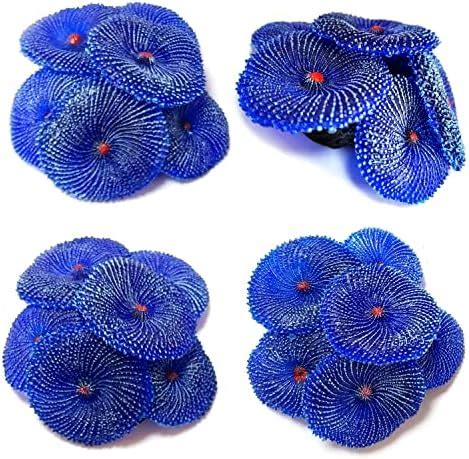 Ornamente für Aquarien 4 Stück Künstliche Korallen Ornament Korallen