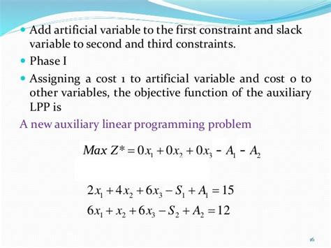 two phase method linear programming