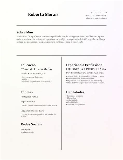 Objetivos Para Currículo Jovem Aprendiz REVOEDUCA