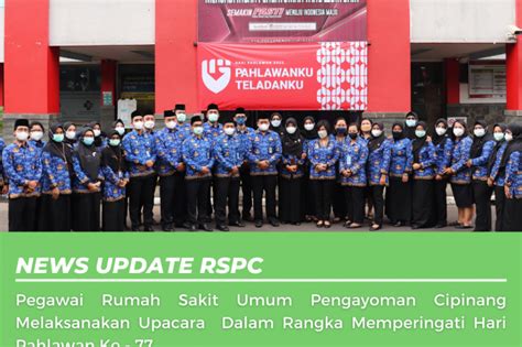 Pegawai Rumah Sakit Umum Pengayoman Cipinang Melaksanakan Upacara Dalam