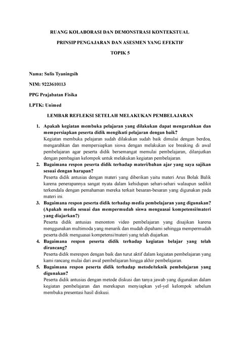 RKdan DK Asesmen Topik 5 RUANG KOLABORASI DAN DEMONSTRASI KONTEKSTUAL