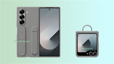 Galaxy Z Flip 6 ve Z Fold 6 kılıflı ortaya çıktı İşte tasarımı