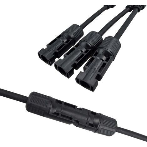 1 Paire Professionnel MC4 Solaire Panneau Câble Connecteur MC4 Y