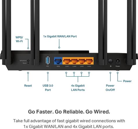 TP Link Archer AX55 AX3000 Wireless Dual Band Gigabit Router