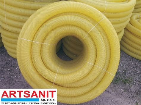 Rura drenarska FI 100 mm x 50m BEZ OTWORÓW Warka OLX pl