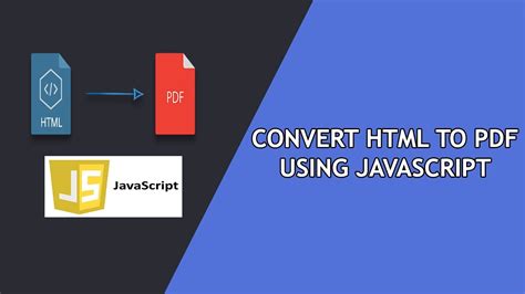 jspdf tutorial convert html to pdf using javascript html2pdf js library youtube