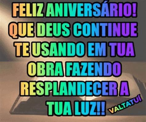 Parabéns Valtatui Feliz Aniversario Que Deus Continue