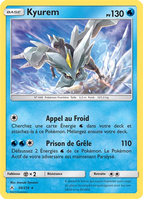 Kyurem Soleil et Lune Alliance Infaillible 50 Poképédia