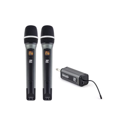 Microfone Sem Fio Staner SFH20 UHF Mão Duplo