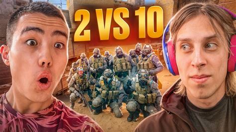 2 ЧИТЕРА vs 10 ИГРОКОВ в CS2 ft oblome YouTube