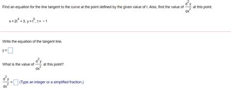 [solved] find an equation for the line tangent to the curve at the point course hero