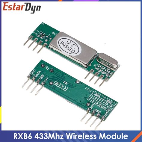Dc V V Rxb Mhz Rf Superheterodyne Wireless Receiver Module For