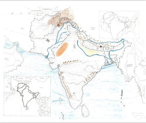 South Asia Physical Map Practice Diagram Quizlet