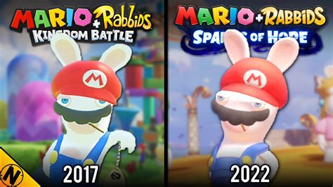 Mario Rabbids Sparks Of Hope Vs Kingdom Battle Direct Comparison Youtube
