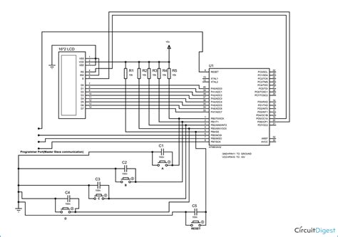 avr microcontroller based electronic voting machine evm project with circuit diagram and code