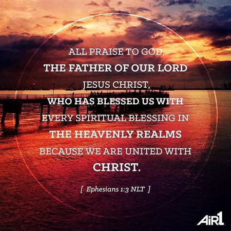 Blessed Be The God And Father Of Our Lord Jesus Christ Who Has Blessed