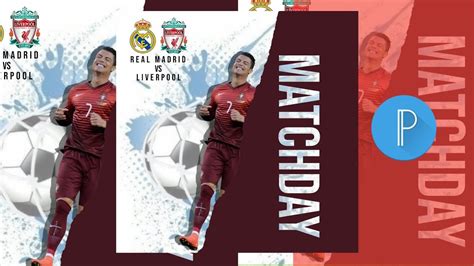How To Design A Simple Professional Matchday Poster Football Poster