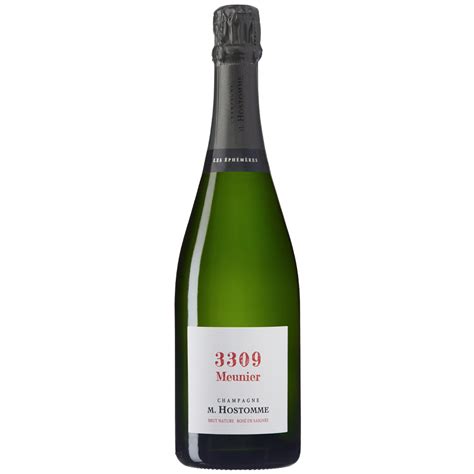 Champagne Ros De Saign E Brut Nature Meunier M Hostomme
