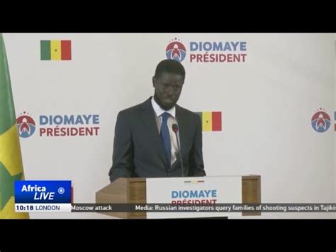 Bassirou Diomaye Faye Set To Be Declared Senegal President YouTube
