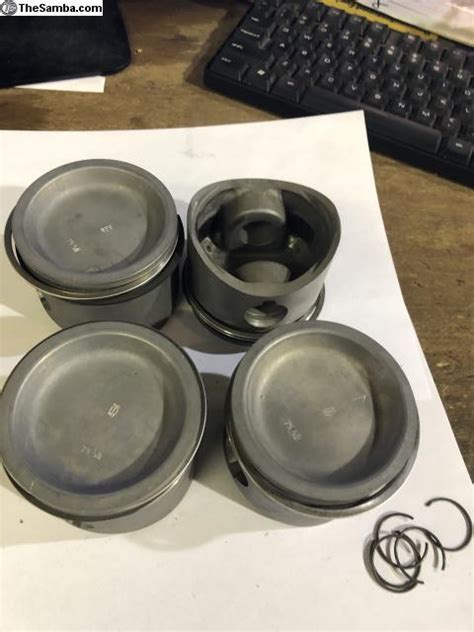 TheSamba VW Classifieds New OEM Real Pistions 79 5 Mm Genuine