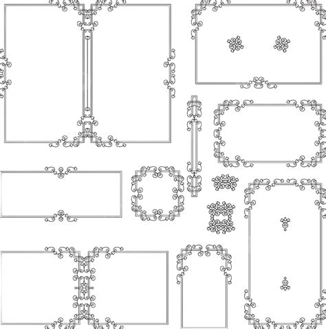Abstract Border Design Vector PNG Images Frame Border Design Abstract