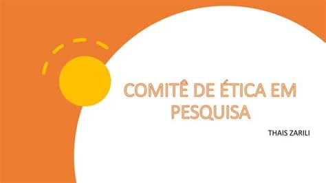 aula sobre COMITÊ DE ÉTICA EM PESQUISA pdf