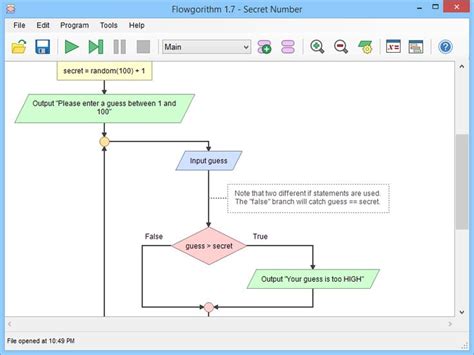 Flow Diagrams Computer Science Programming Flowchart Make Ea