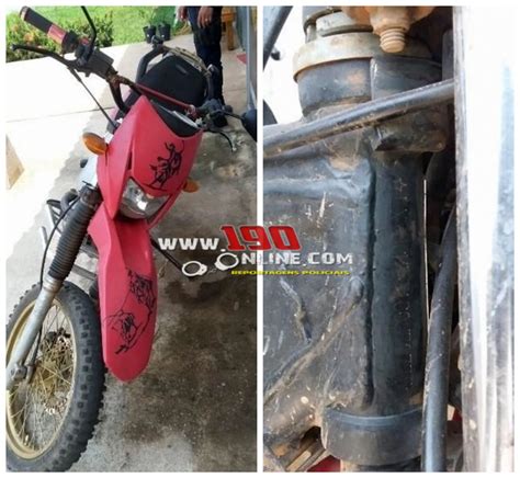 Alta Floresta Moto numeração de chassi e motor raspados é