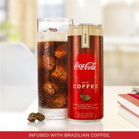 Coca Cola With Coffee Vanilla Soda Can 12 Fl Oz Kroger