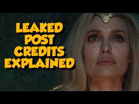 Eternals Post Credit Scene Explained