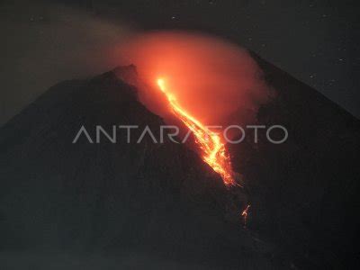POTENSI BAHAYA ERUPSI GUNUNG MERAPI ANTARA Foto