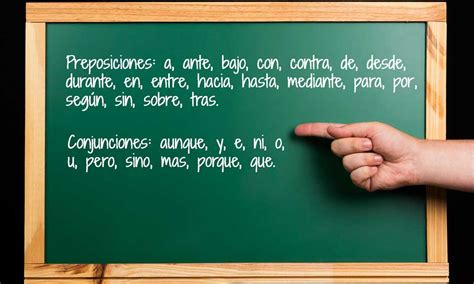 Cuáles son las preposiciones y conjunciones con ejercicios y ejemplos