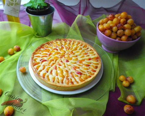 Tarte Mirabelles Et Romarin Recette De Dessert Aux Fruits