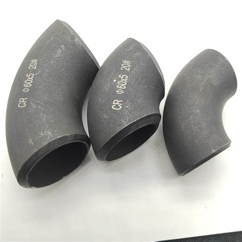 ASME B16 9 ASTM A234 WPB Acero Al Carbono Inoxidable 90 Grados Codo