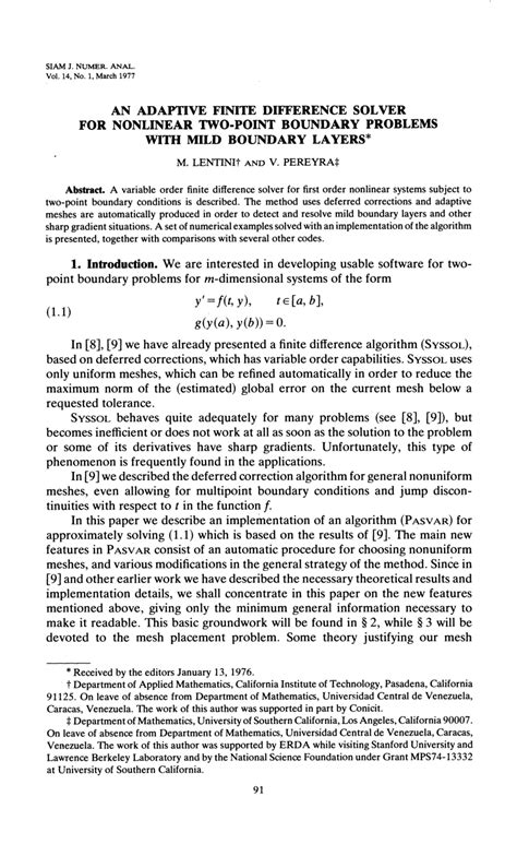pdf a variable order finite difference method for nonlinear multipoint boundary value problems