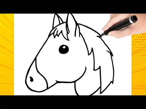 Actualizar más de 73 dibujo cabeza caballo infantil muy caliente