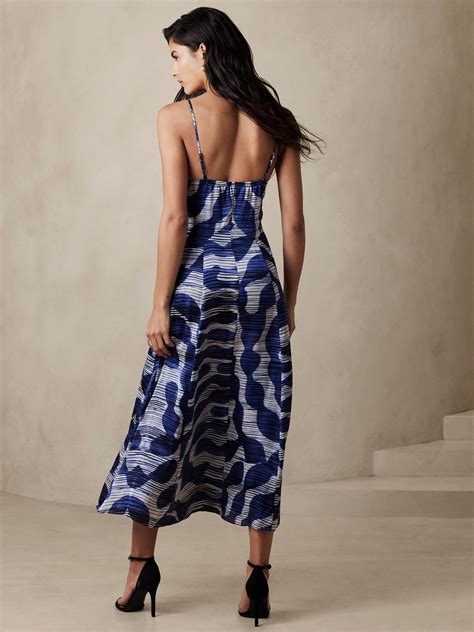 Satin Bandeau Maxi Dress Banana Republic Factory