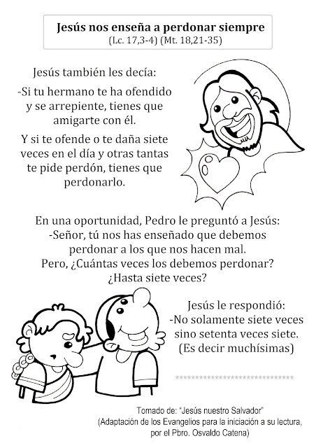 El Rincón de las Melli EVANGELIO ADAPTADO Jesús nos enseña a p
