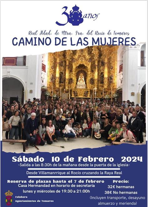 LAS MUJERES DE TOMARES REALIZARÁN SU TRADICIONAL PEREGRINACIÓN AL ROCÍO