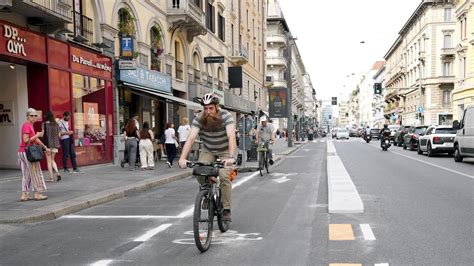 Arrivano I Cordoli Della Ciclabile In Corso Buenos Aires Al Via I