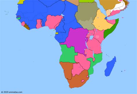 Sub Saharan Africa Political Map